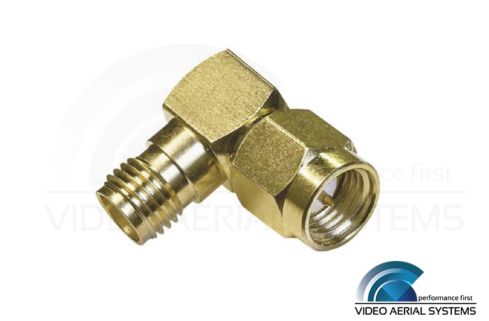 SMA 90 Degree Right Angle Adapter – Video Aerial Systems